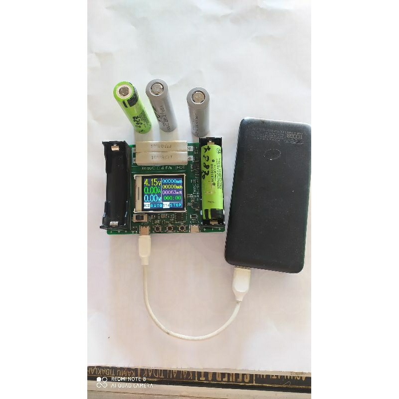 Jual Modul Tester Kapasitas baterai lithium 18650 LCD | Shopee Indonesia
