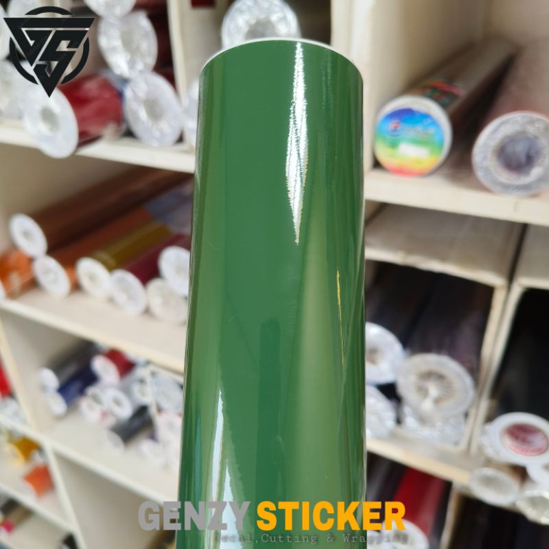 Jual stiker skotlet hijau army doff sticker scotlite hijau tua dop | Shopee Indonesia
