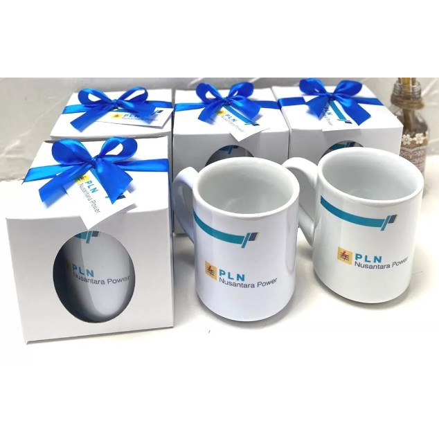 Jual Box Mug Putih Polos / Dus Mug Souvenir Gelas / Kardus Mug Kotak ...