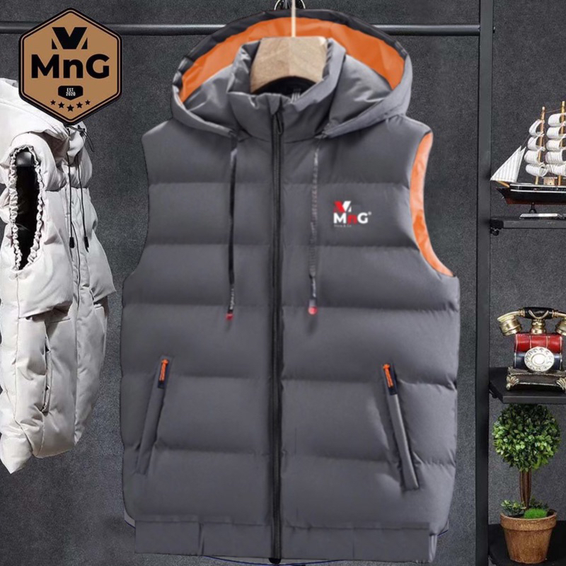 Jual Rompi MnG Taslan waterproof Perasut Bodyvest Pria Vest Motor ...