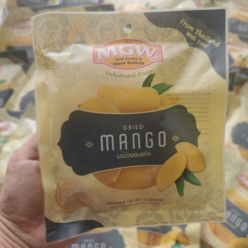 Jual Original MGW The Goldgreen Soft Dried Mango Thailand 100gr (soft ...