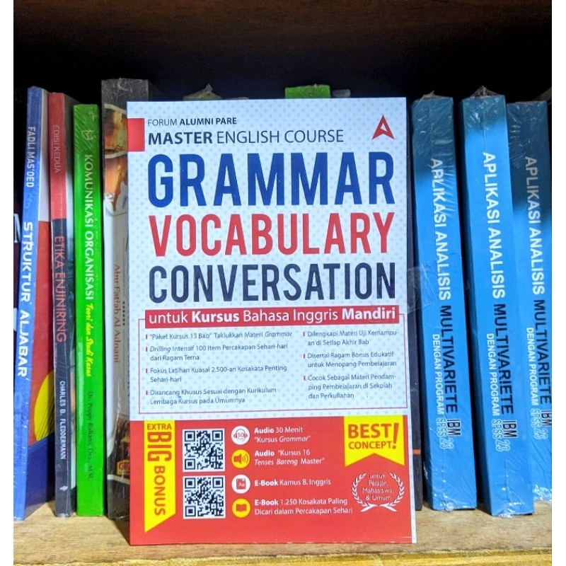Jual BUKU MASTER ENGLISH COURSE GRAMMAR VOCABULARY CONVERSATION ...