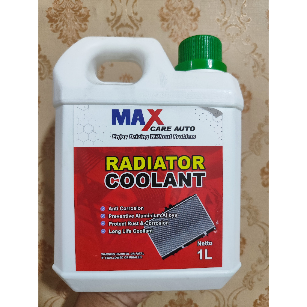 Jual AIR RADIATOR MURAH MERIAH KAPASITAS 1LT WARNA HIJAU MAX CARE AUTO ...