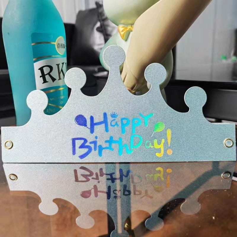 Jual TOPI ULANG TAHUN / MAHKOTA ULANG TAHUN / HAT CROWN BIRTHDAY PARTY ...