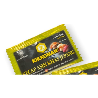 Jual Kikkoman Kecap Asin Khas Jepang Sachet 5 ml Shoyu Halal Soy ...