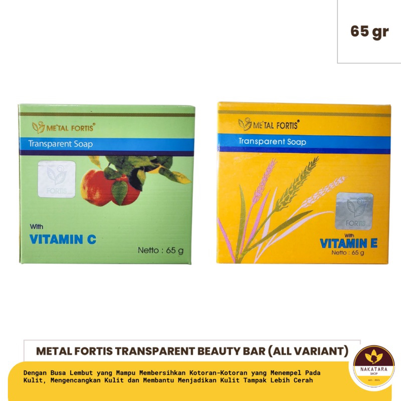 Jual Sabun Metal Fortis Vitamin E & Vitamin C 65G | Shopee Indonesia