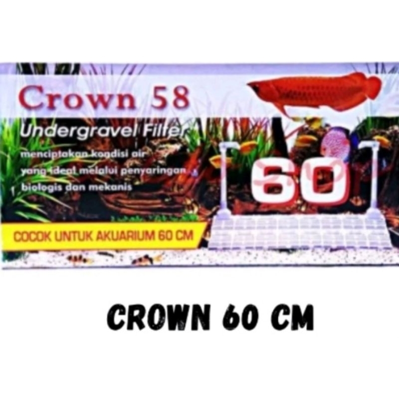 Jual UNDERGRAVEL CROWN FILTER AQUARIUM AQUASCAPE | Shopee Indonesia