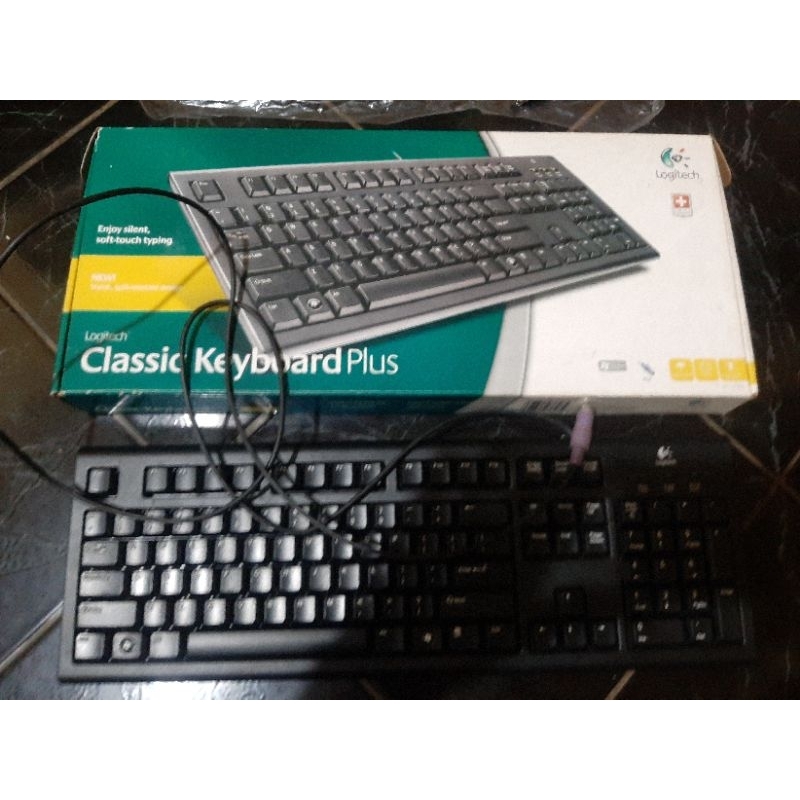 Jual Classic Keyboard Logitech PS2 | Shopee Indonesia
