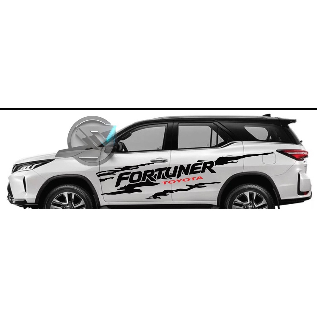 Jual stiker lis mobil toyota fortuner sticker body mobil toyota ...