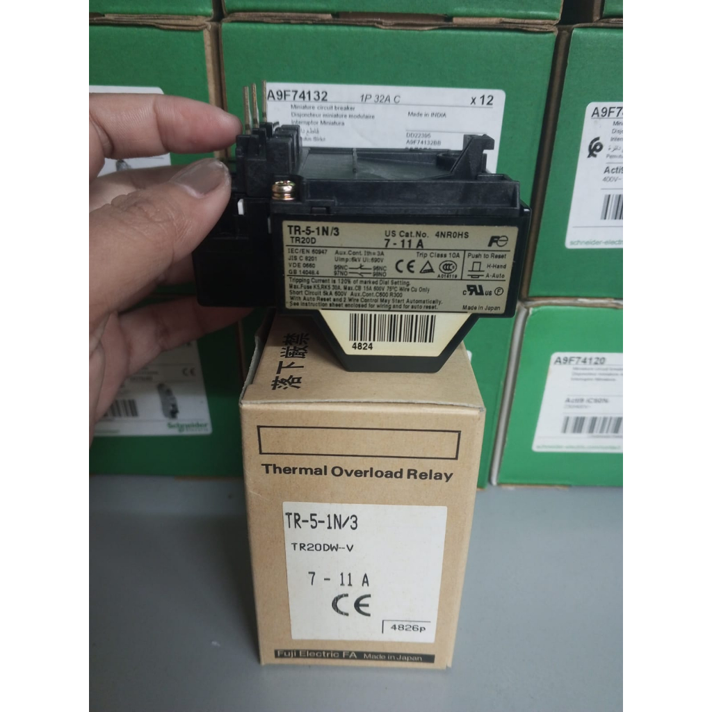 Jual Thermal Overload Fuji Electric TR-5-1N/3 7-11A | Shopee Indonesia
