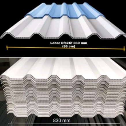 Jual Atap UPVC Alderon OD 830 Double Layer | Shopee Indonesia