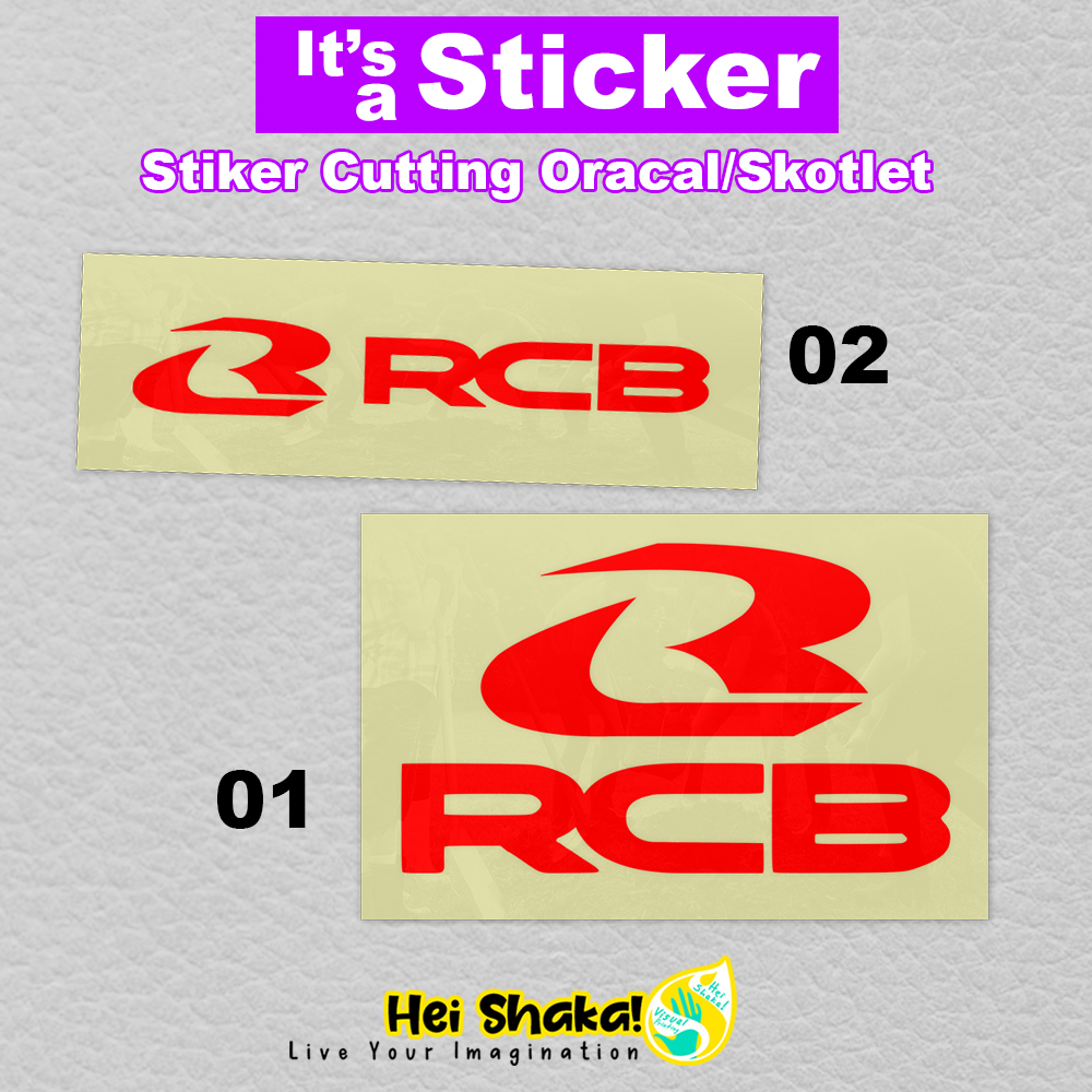 Jual Stiker Cutting RCB Racing Boy Sticker Racing Timbul Oracal ...