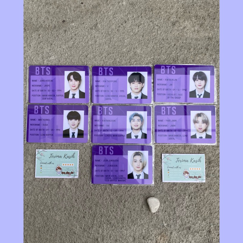 Jual ID CARD BTS | Shopee Indonesia