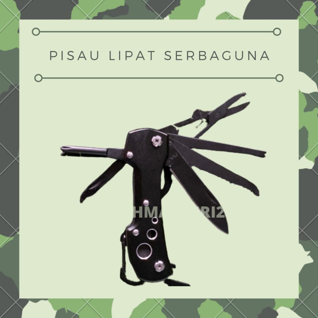 Jual Pisau Lipat Kecil Serbaguna TNI Militer Pisau Outdoor Camping ...