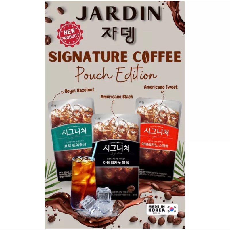 Jual Jardin Coffee Pouch Korean Pouch Drink Signature Coffee Americano ...