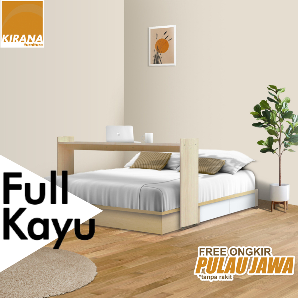 Jual KIRANA Wisconsin - Ranjang Divan Dipan Kayu Tempat Tidur Kamar Set ...