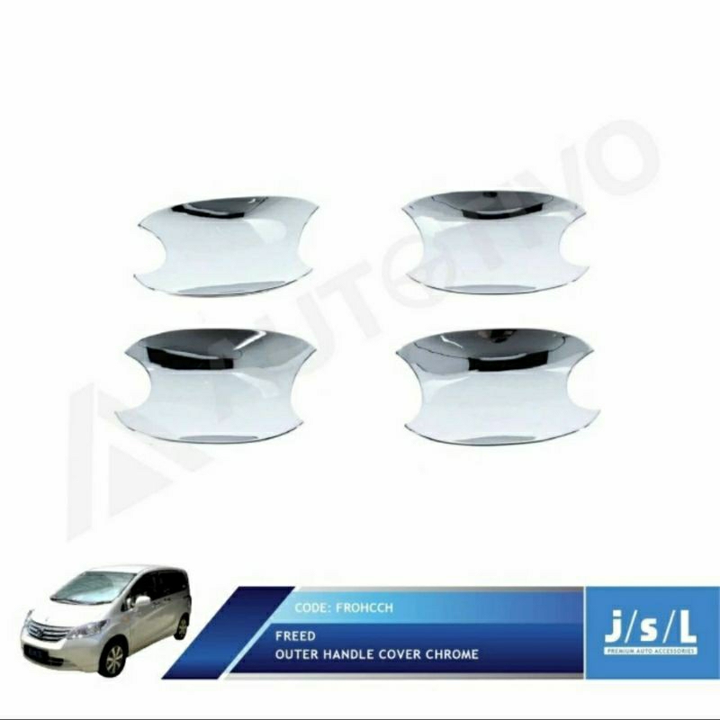 Jual JSL Mangkok Pintu Honda Freed Outer Handle Cover Chrome | Shopee Indonesia