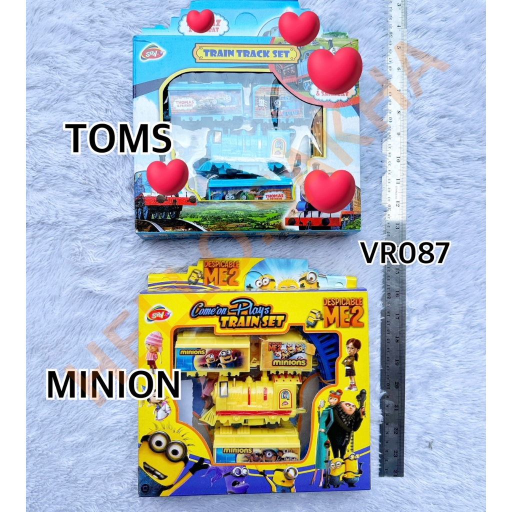 Jual MAINAN VR087 SRV TRAIN TRACK SET KERETA KERETAAN PAKAI DENGAN REL ...