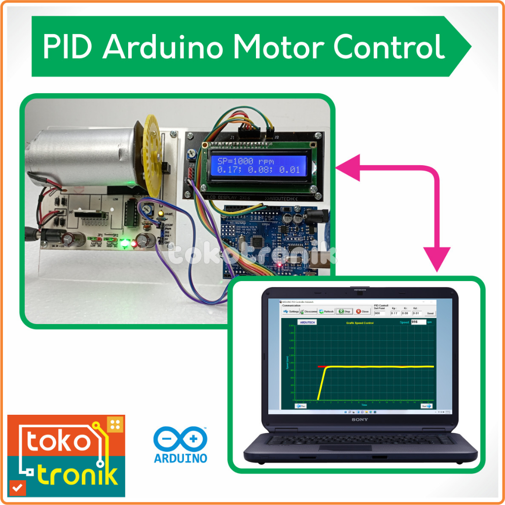 Jual PID Arduino Kontrol Motor DC - Paket Lengkap Belajar Kontrol PID ... Jual PID Arduino Kontrol Motor DC - Paket Lengkap Belajar Kontrol PID ...