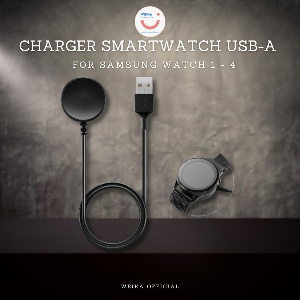 Jual Charger SAMSUNG GALAXY WATCH ACTIVE 1 2 3 4 Smartwatch Wireless ...