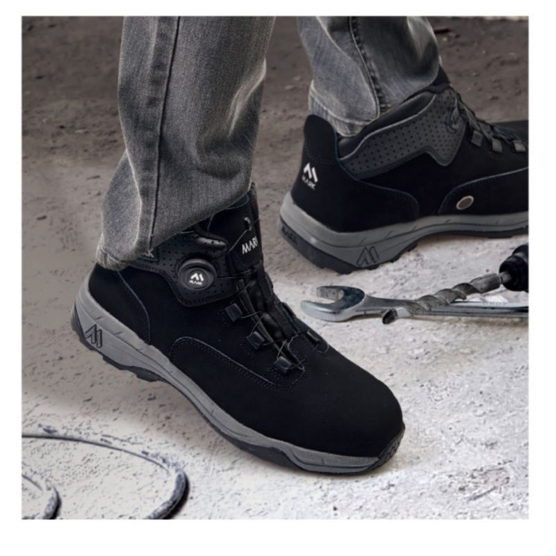 Jual Sepatu Safety shoes MARK MS-671B Fastrack ORIGINAL BNIB Standard ...