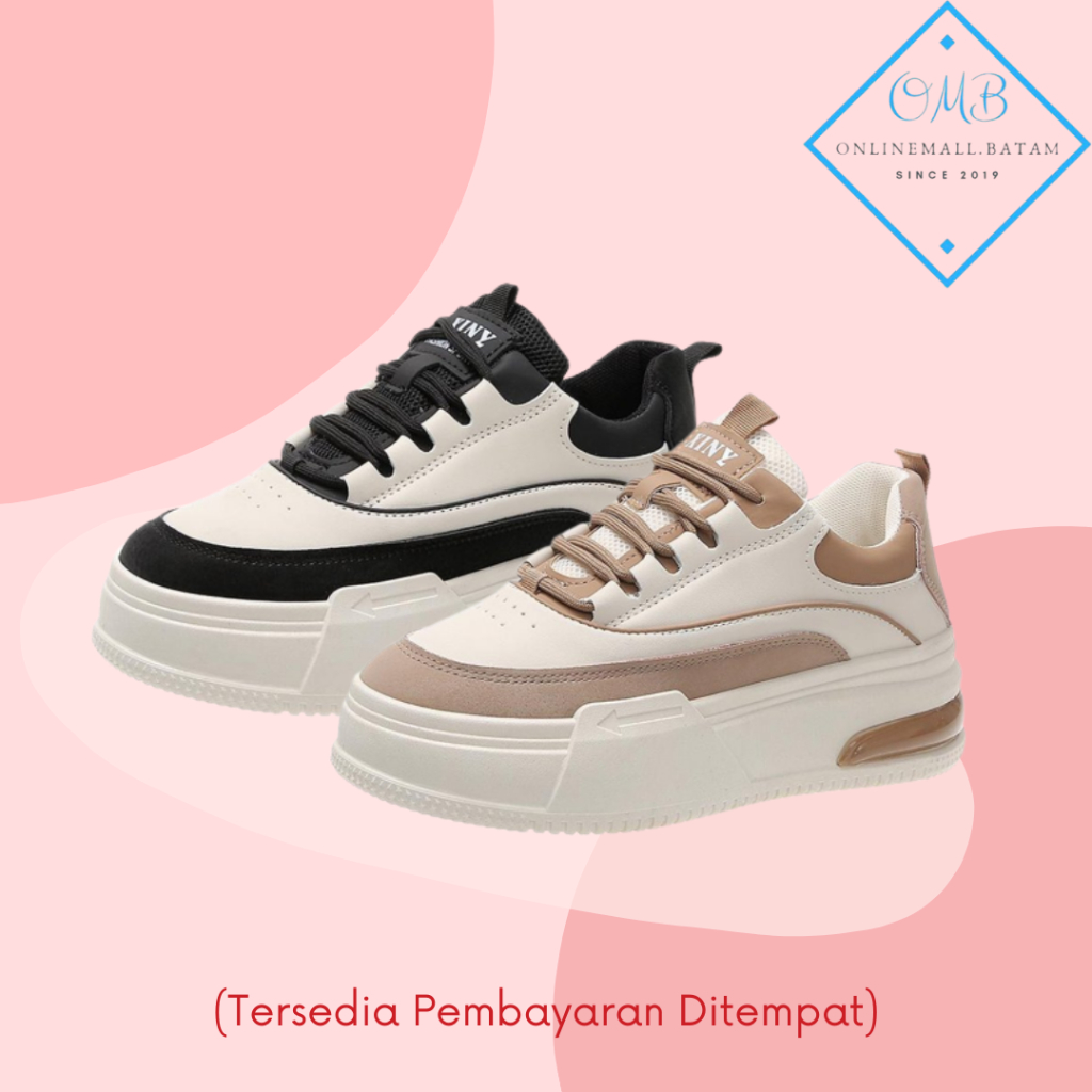 Jual Sepatu sneakers wanita kekinian bahan kulit PU Premium 295 ...