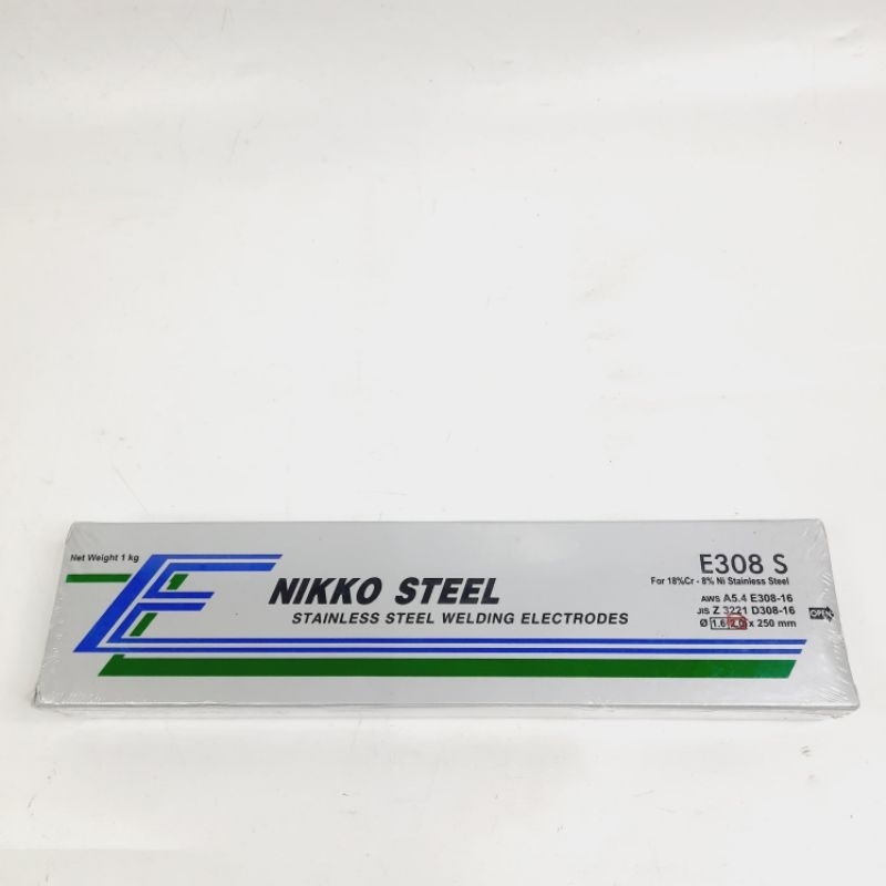 Jual Kawat Las Stainless NIKKO STEEL E308S / NSN308 2.0MM 1KG | Shopee ...