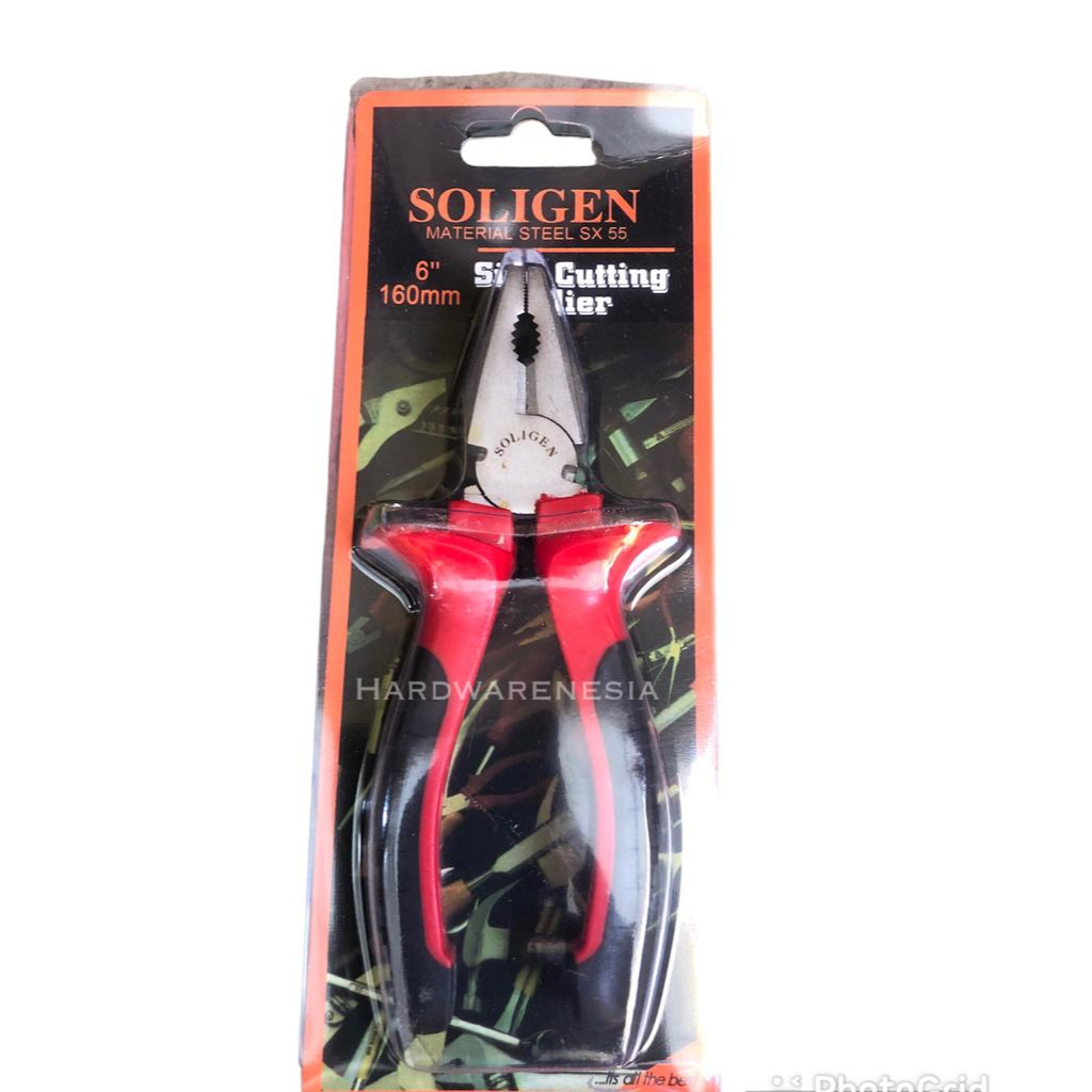 Jual SOLIGEN Tang Kombinasi 6 in 7 in 8 in inci inch / Tang 6" 7" 8 ...