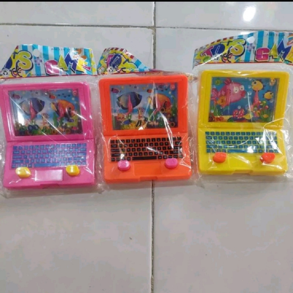 Jual Mainan Game Air Jadul Laptop 9850 Murah Kemasan Kantong | Mainan ...