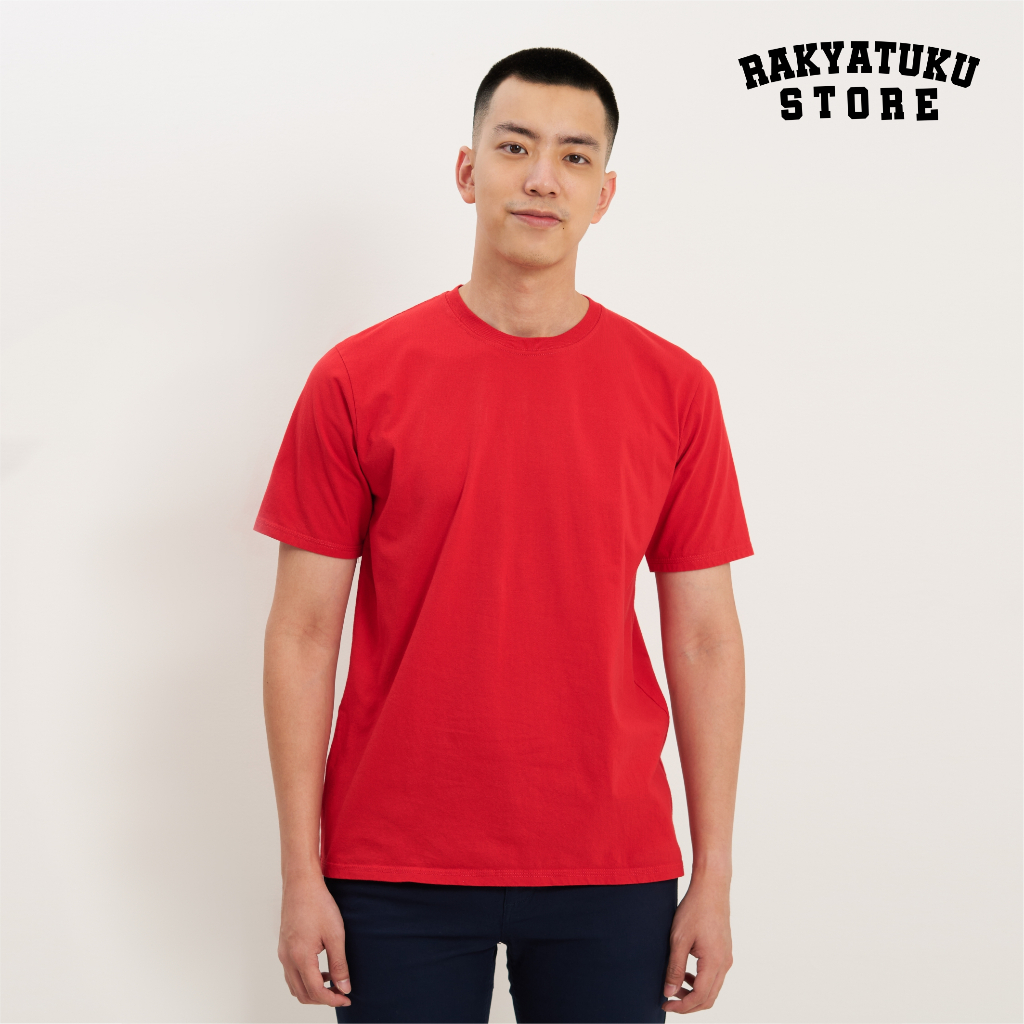 Jual Kaos Merah Polos Pria Wanita Cotton Combed 30s Lengan Pendek ...