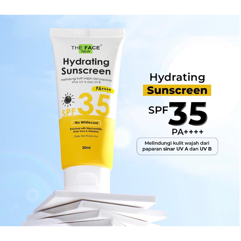 Jual THE FACE HYDRATING SUNSCREEN SPF 35 PA++++ (30 ml) | Shopee Indonesia
