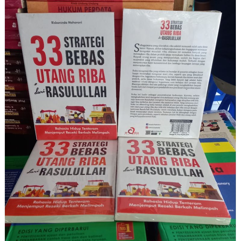 Jual Buku Motivasi 33 Strategi Bebas Utang Riba Dari Rasulullah ...