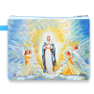 Jual Dompet Mini Pouch Bunda Maria Mother Mary Souvenir Rosario Katolik ...
