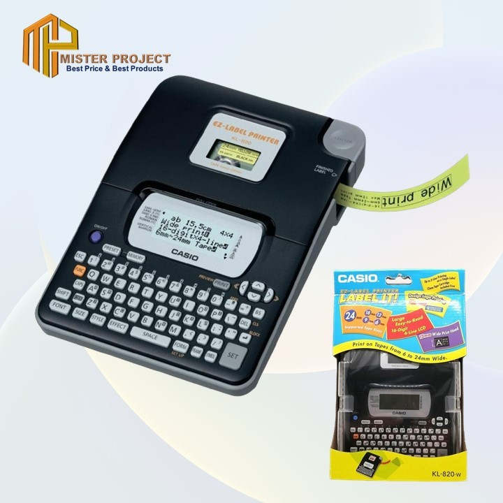 Jual Casio Kl 820 W label printer original casio mesin label printer ...