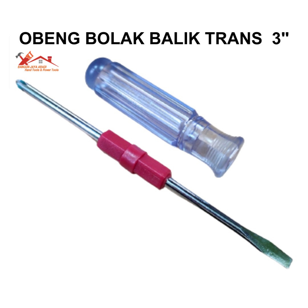 Jual OBENG BOLAK BALIK PLUAS MIN TRANSPARAN 3 INCH MODEL WINSON 2 WAY ...