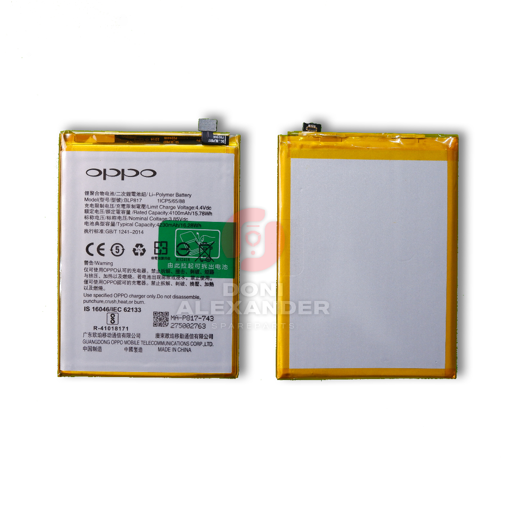 Jual BATERAI BATTERY BATRE OPPO A15 - A15S - A16K - A11K BLP817 BLP-817 ...
