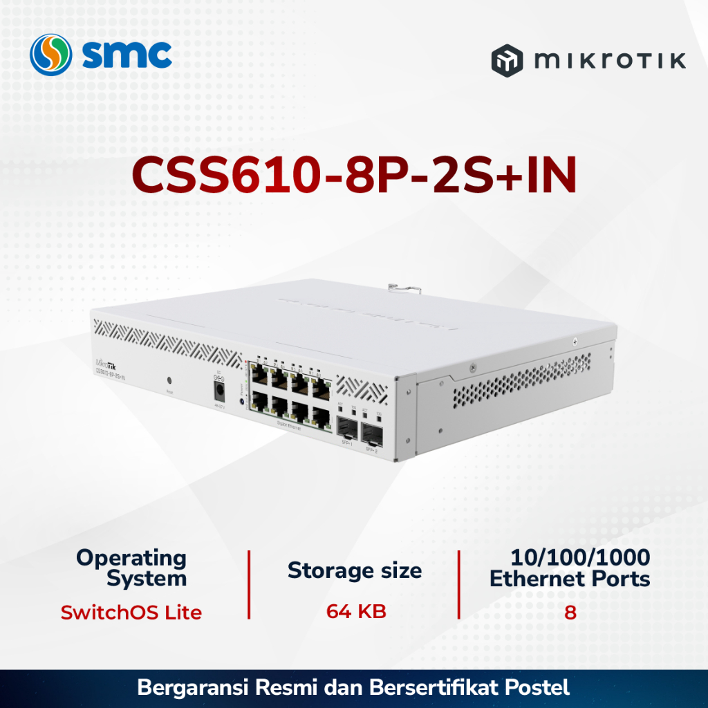 Jual MikroTik CSS610-8P-2S+IN Switch | Shopee Indonesia