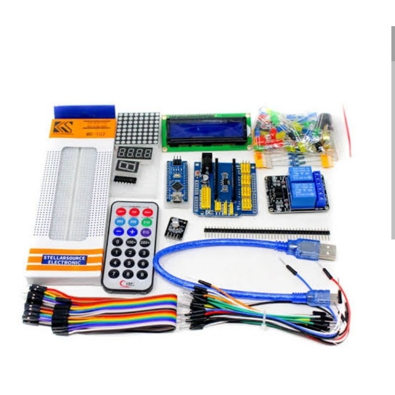 Jual Arduino nano paket starter kit lengkap compatible v3 | Shopee ...