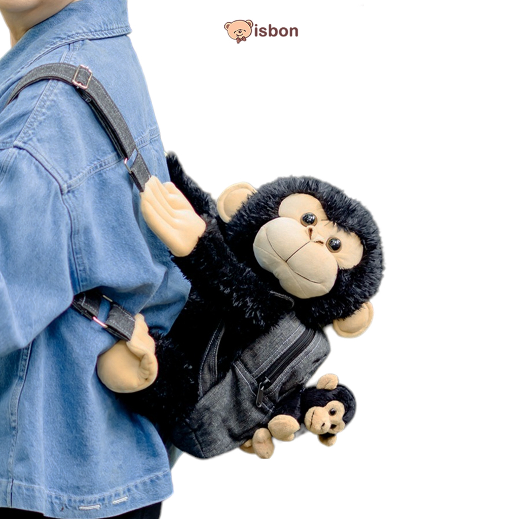 Jual ISTANA BONEKA Tas Ransel Monyet Backpack Monkey Untuk Sekolah Anak ...