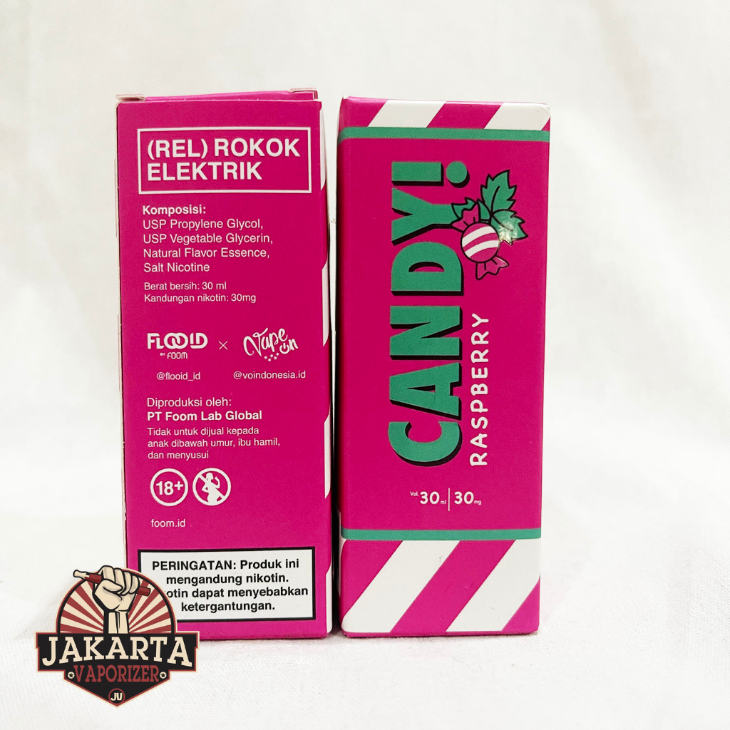 Jual [SALT] FOOM CANDY RASPBERRY SALTNIC 30ML 30MG BY FOOM | Shopee ...