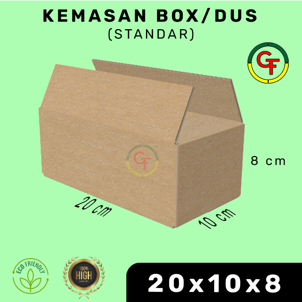 Jual Kardus Box Karton Kotak Dus Packing Kecil Mini Polos Murah 20x10x8 ...