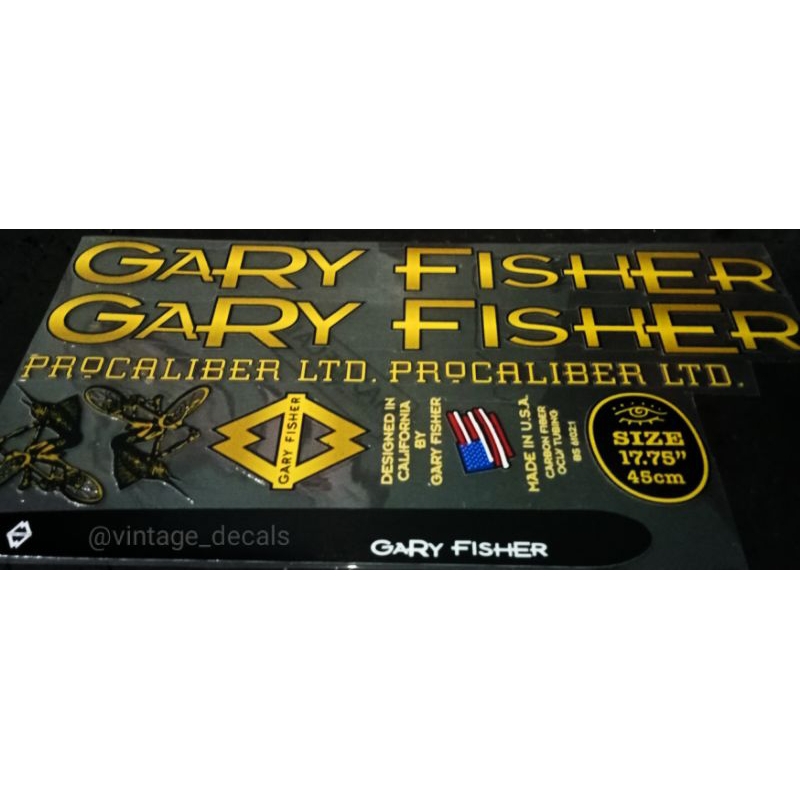 Jual sticker decals replacements Gary Fisher procaliber ltd | Shopee ...