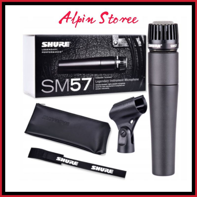 Jual Mic Kabel Shure SM57 Dynamic Instrument - Original dan Garansi ...
