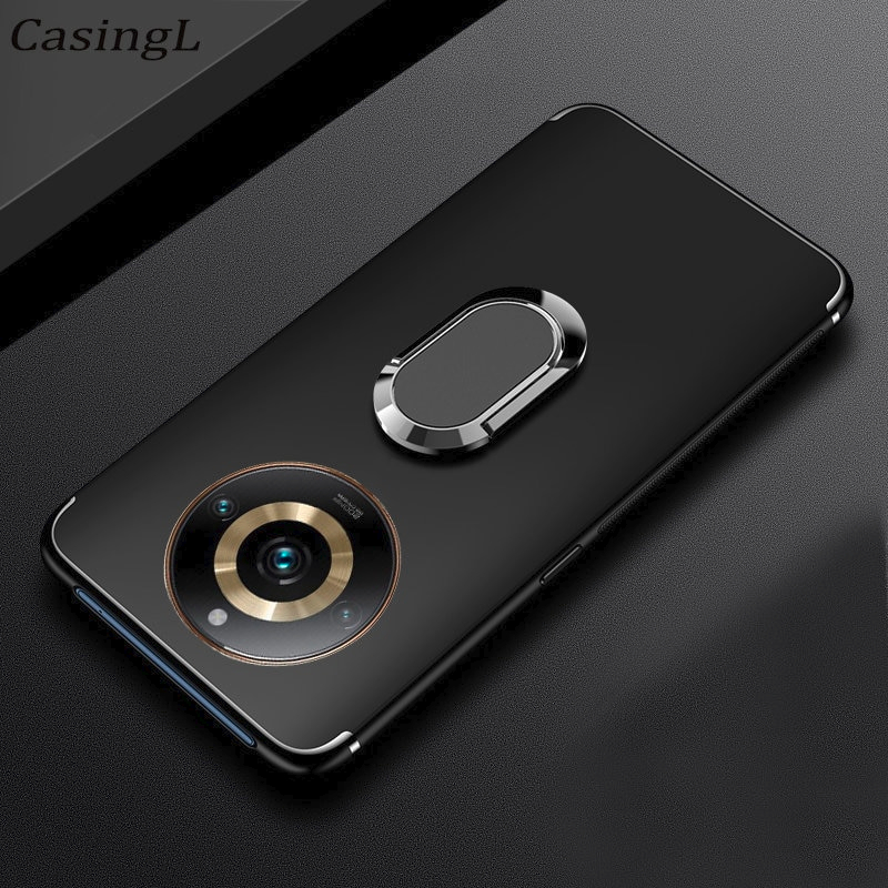 Jual Case Realme 11 NFC / 11 PRO / 11 PRO PLUS RING Bracket Standing Magnetic Slim Matte ...