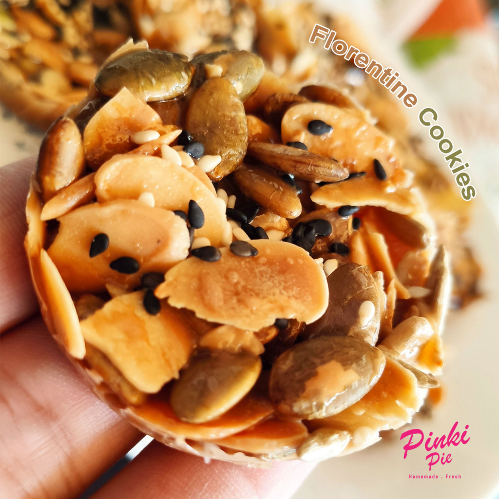 Jual Florentine Cookies Pouch Kacang Almond Cemilan Diet | Shopee Indonesia