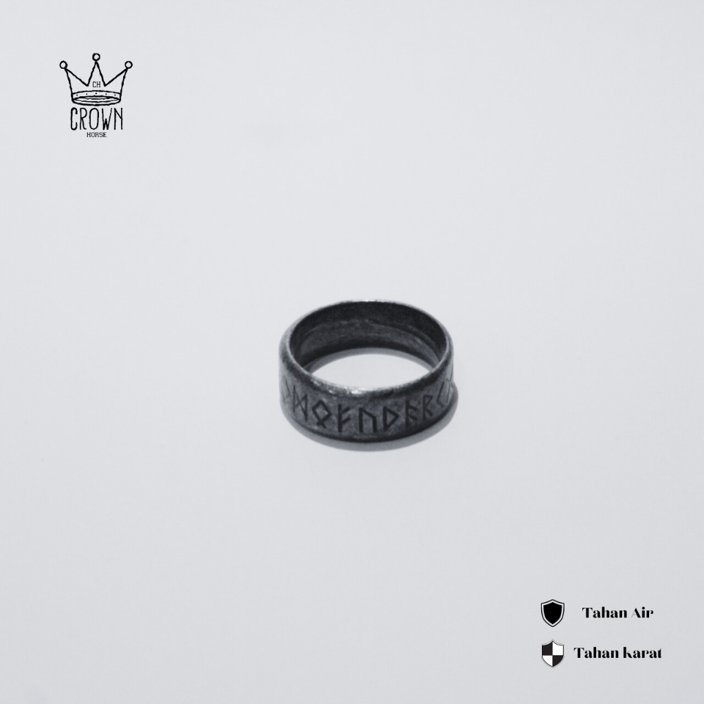 Jual META RING BY CROWN // CINCIN META PRIA WANITA TITANIUM STAINLESS ...