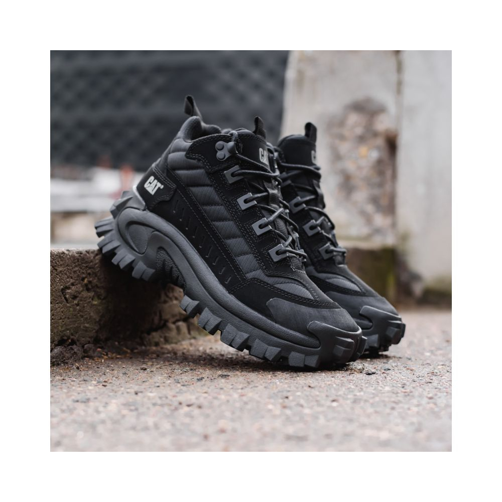 Jual Caterpillar INTRUDER MID Sepatu Pria Warna Black | Shopee Indonesia