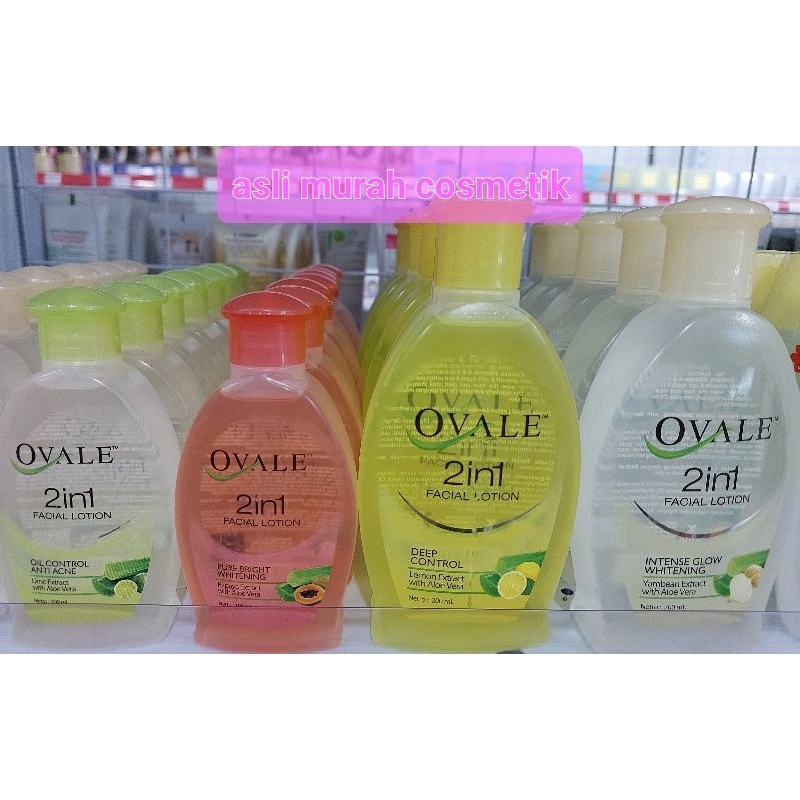 Jual Ovale 2in1 Facial Lotion 60ml | 100ml | 200ml | Shopee Indonesia