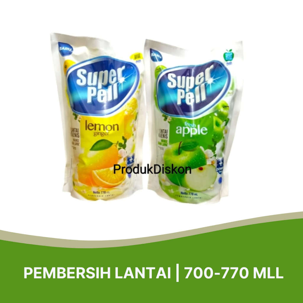Jual SUPER PELL Pembersih Lantai Refill 700-770ML | Shopee Indonesia