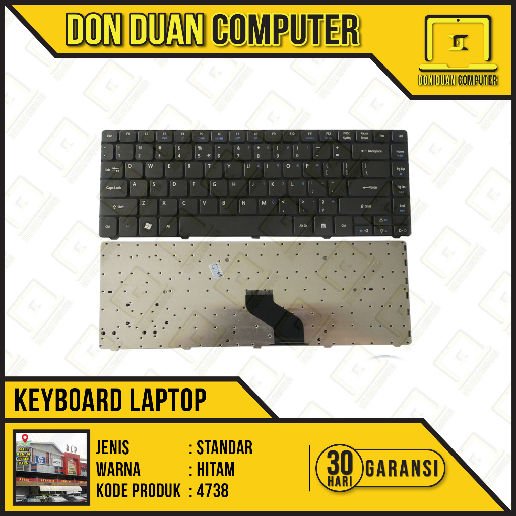 Jual Keyboard Laptop Acer Aspire 4750 4752 4736 4738 4739 4740 4810 ...